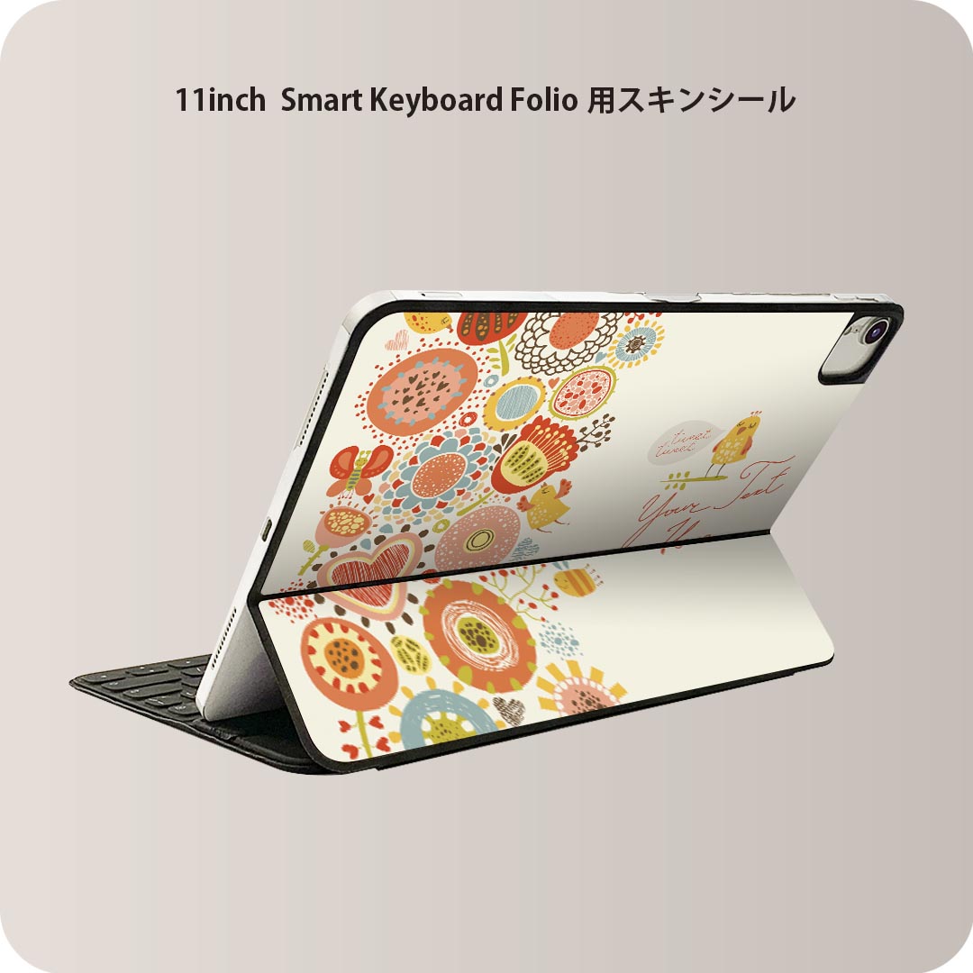 商品特徴・貼るだけでおしゃれに簡単着せ替え、iPad 11inch用 Smart Keyboard Folio 全面デザインスキンシール！・高精細プリントで写真と遜色がない仕上がり！・ちょっとしたすり傷から端末を保護！・「裸で持つ派」の人に...