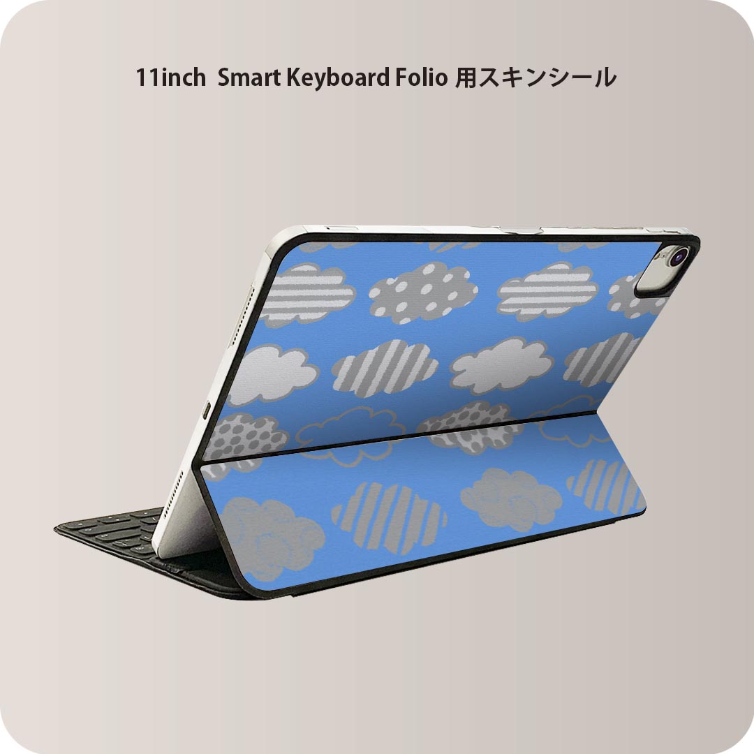 商品特徴・貼るだけでおしゃれに簡単着せ替え、iPad 11inch用 Smart Keyboard Folio 全面デザインスキンシール！・高精細プリントで写真と遜色がない仕上がり！・ちょっとしたすり傷から端末を保護！・「裸で持つ派」の人に...