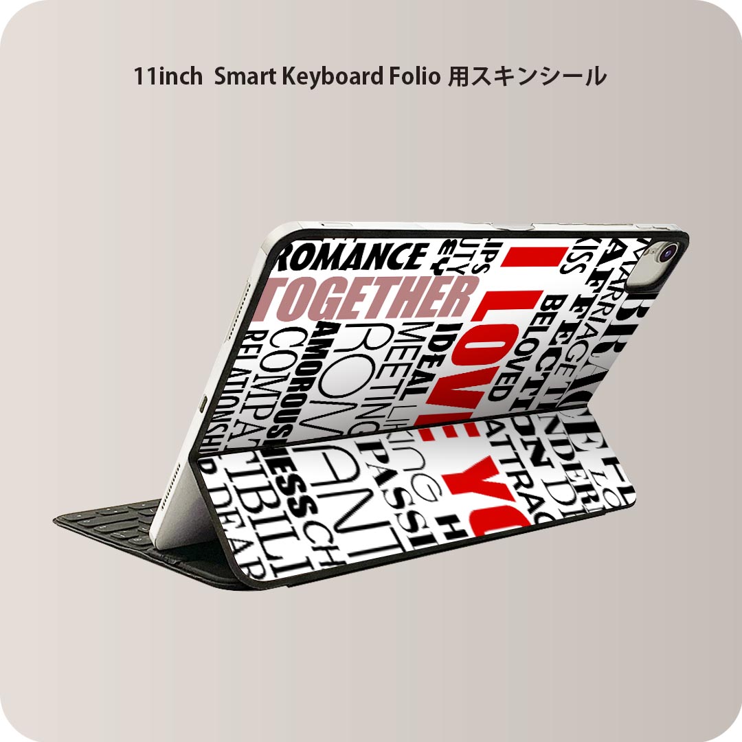 商品特徴・貼るだけでおしゃれに簡単着せ替え、iPad 11inch用 Smart Keyboard Folio 全面デザインスキンシール！・高精細プリントで写真と遜色がない仕上がり！・ちょっとしたすり傷から端末を保護！・「裸で持つ派」の人に...