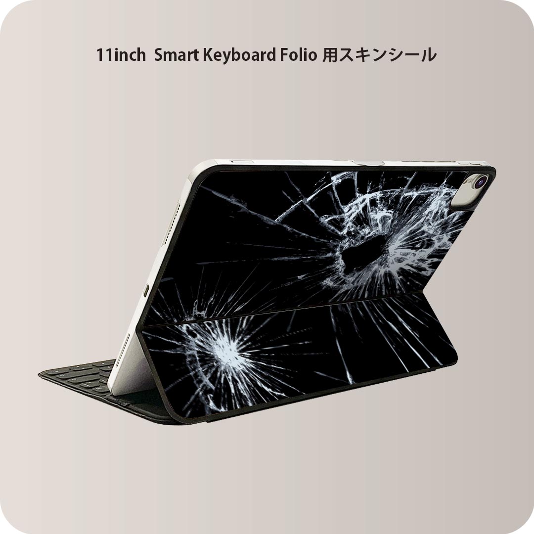 商品特徴・貼るだけでおしゃれに簡単着せ替え、iPad 11inch用 Smart Keyboard Folio 全面デザインスキンシール！・高精細プリントで写真と遜色がない仕上がり！・ちょっとしたすり傷から端末を保護！・「裸で持つ派」の人に...