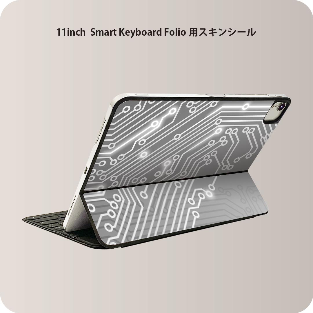 商品特徴・貼るだけでおしゃれに簡単着せ替え、iPad 11inch用 Smart Keyboard Folio 全面デザインスキンシール！・高精細プリントで写真と遜色がない仕上がり！・ちょっとしたすり傷から端末を保護！・「裸で持つ派」の人に...