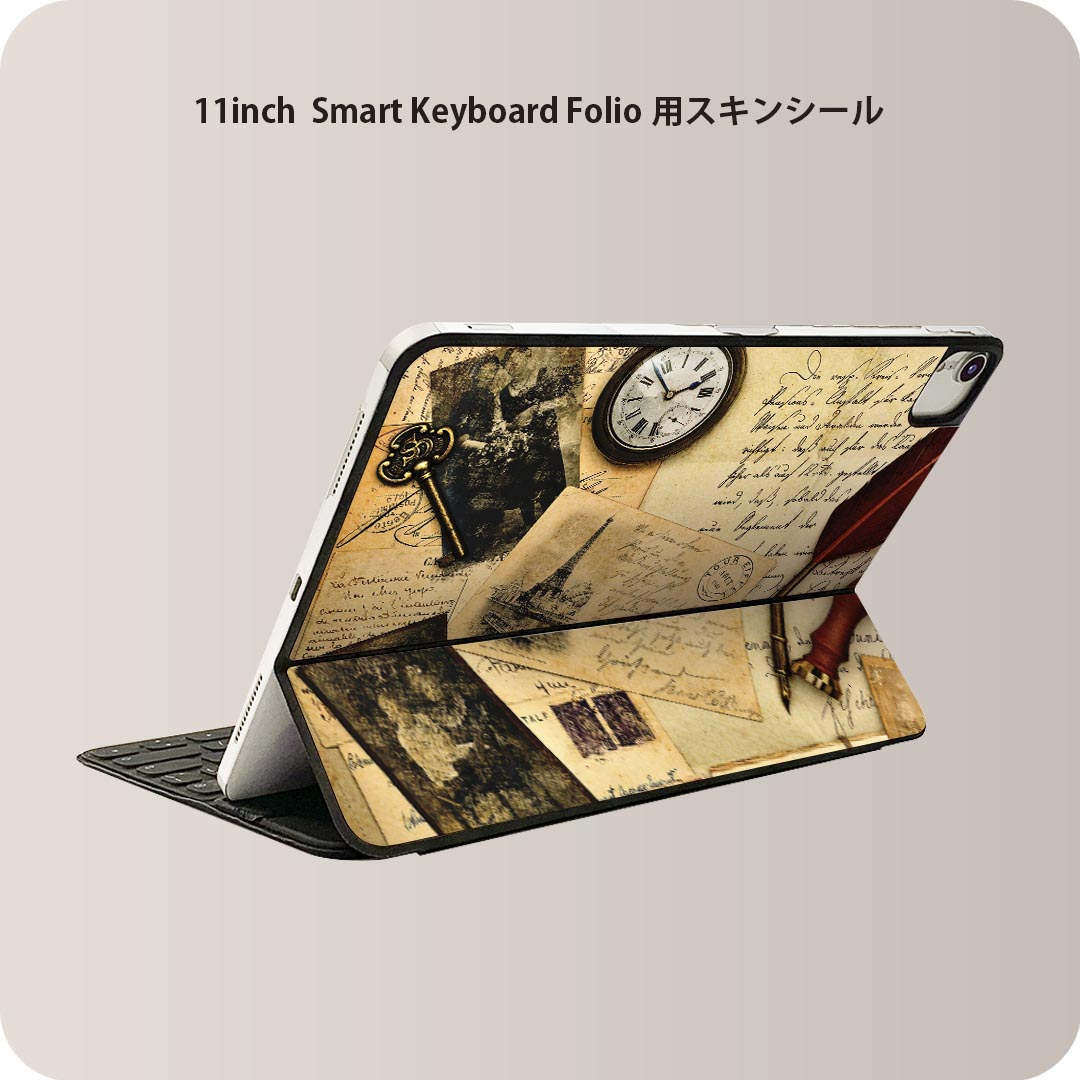 商品特徴・貼るだけでおしゃれに簡単着せ替え、iPad 11inch用 Smart Keyboard Folio 全面デザインスキンシール！・高精細プリントで写真と遜色がない仕上がり！・ちょっとしたすり傷から端末を保護！・「裸で持つ派」の人に...
