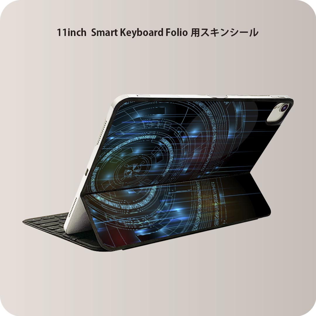 商品特徴・貼るだけでおしゃれに簡単着せ替え、iPad 11inch用 Smart Keyboard Folio 全面デザインスキンシール！・高精細プリントで写真と遜色がない仕上がり！・ちょっとしたすり傷から端末を保護！・「裸で持つ派」の人に...