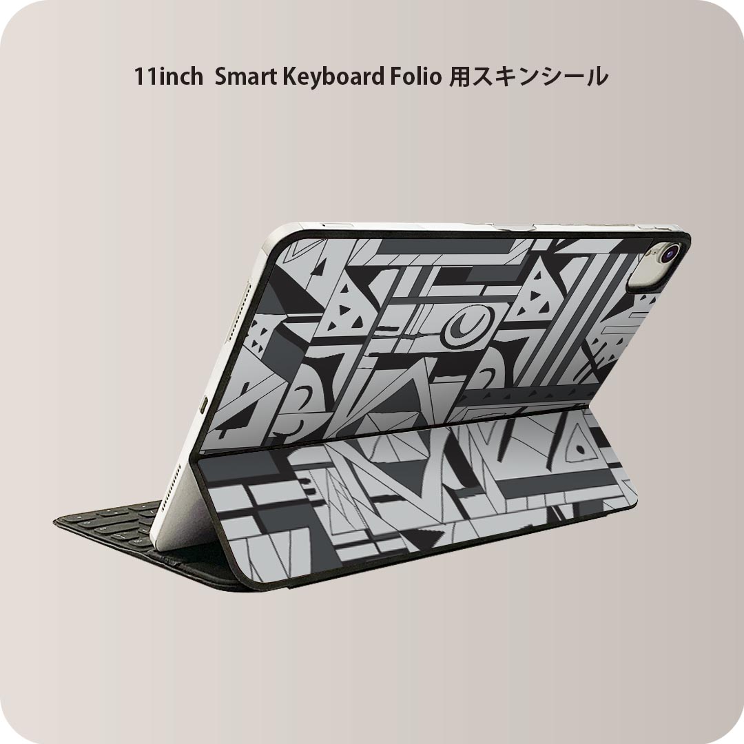 商品特徴・貼るだけでおしゃれに簡単着せ替え、iPad 11inch用 Smart Keyboard Folio 全面デザインスキンシール！・高精細プリントで写真と遜色がない仕上がり！・ちょっとしたすり傷から端末を保護！・「裸で持つ派」の人に...