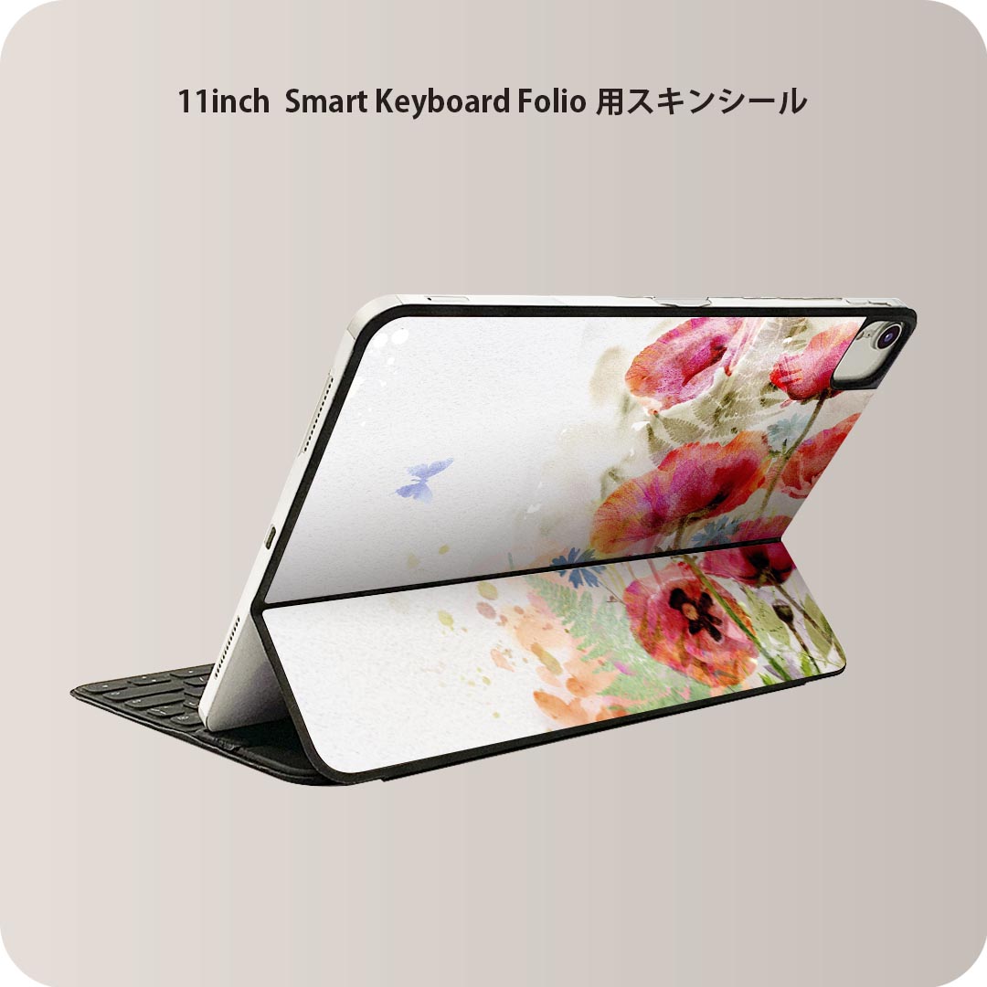 商品特徴・貼るだけでおしゃれに簡単着せ替え、iPad 11inch用 Smart Keyboard Folio 全面デザインスキンシール！・高精細プリントで写真と遜色がない仕上がり！・ちょっとしたすり傷から端末を保護！・「裸で持つ派」の人に...