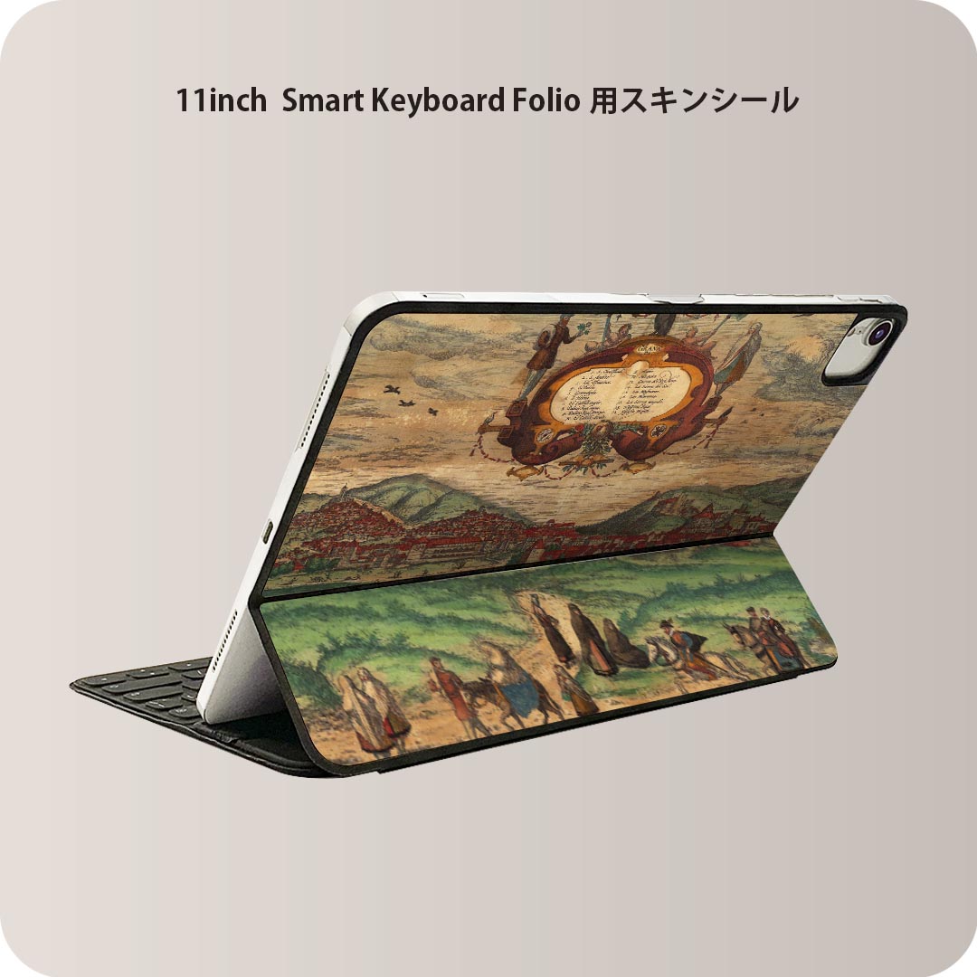 商品特徴・貼るだけでおしゃれに簡単着せ替え、iPad 11inch用 Smart Keyboard Folio 全面デザインスキンシール！・高精細プリントで写真と遜色がない仕上がり！・ちょっとしたすり傷から端末を保護！・「裸で持つ派」の人に...