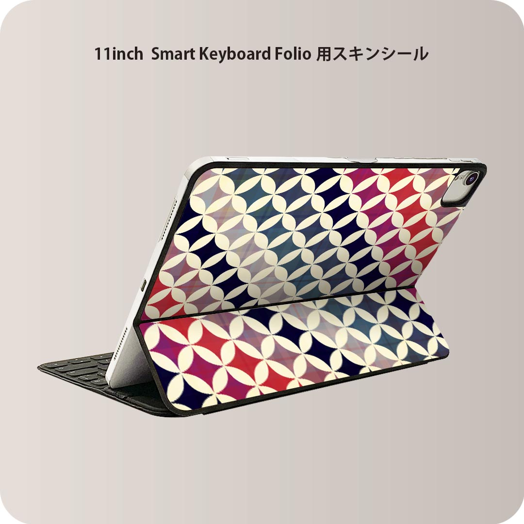 商品特徴・貼るだけでおしゃれに簡単着せ替え、iPad 11inch用 Smart Keyboard Folio 全面デザインスキンシール！・高精細プリントで写真と遜色がない仕上がり！・ちょっとしたすり傷から端末を保護！・「裸で持つ派」の人に...