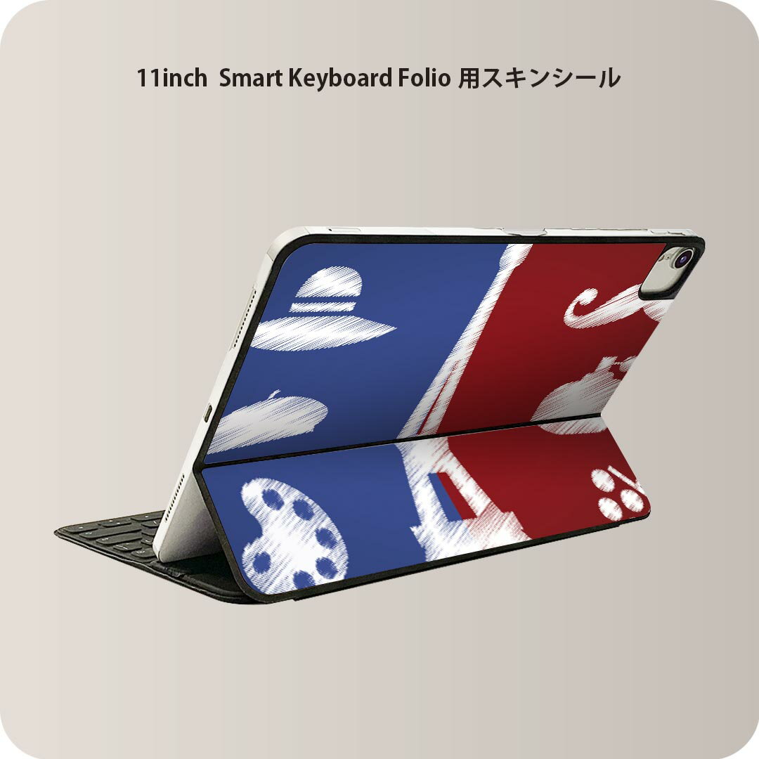 商品特徴・貼るだけでおしゃれに簡単着せ替え、iPad 11inch用 Smart Keyboard Folio 全面デザインスキンシール！・高精細プリントで写真と遜色がない仕上がり！・ちょっとしたすり傷から端末を保護！・「裸で持つ派」の人に...