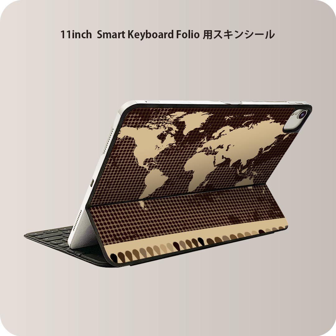 商品特徴・貼るだけでおしゃれに簡単着せ替え、iPad 11inch用 Smart Keyboard Folio 全面デザインスキンシール！・高精細プリントで写真と遜色がない仕上がり！・ちょっとしたすり傷から端末を保護！・「裸で持つ派」の人に...