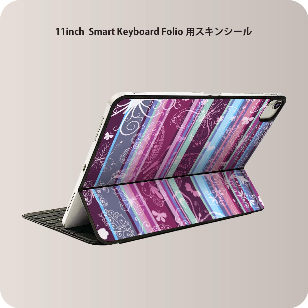 商品特徴・貼るだけでおしゃれに簡単着せ替え、iPad 11inch用 Smart Keyboard Folio 全面デザインスキンシール！・高精細プリントで写真と遜色がない仕上がり！・ちょっとしたすり傷から端末を保護！・「裸で持つ派」の人に...