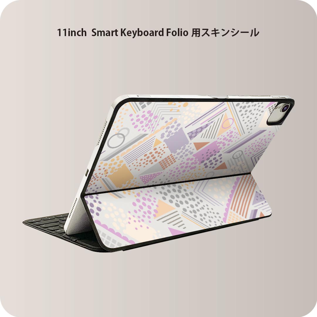 商品特徴・貼るだけでおしゃれに簡単着せ替え、iPad 11inch用 Smart Keyboard Folio 全面デザインスキンシール！・高精細プリントで写真と遜色がない仕上がり！・ちょっとしたすり傷から端末を保護！・「裸で持つ派」の人に...