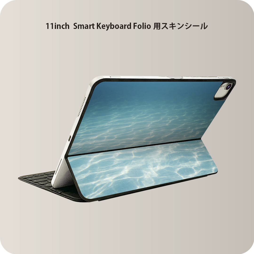 商品特徴・貼るだけでおしゃれに簡単着せ替え、iPad 11inch用 Smart Keyboard Folio 全面デザインスキンシール！・高精細プリントで写真と遜色がない仕上がり！・ちょっとしたすり傷から端末を保護！・「裸で持つ派」の人に...