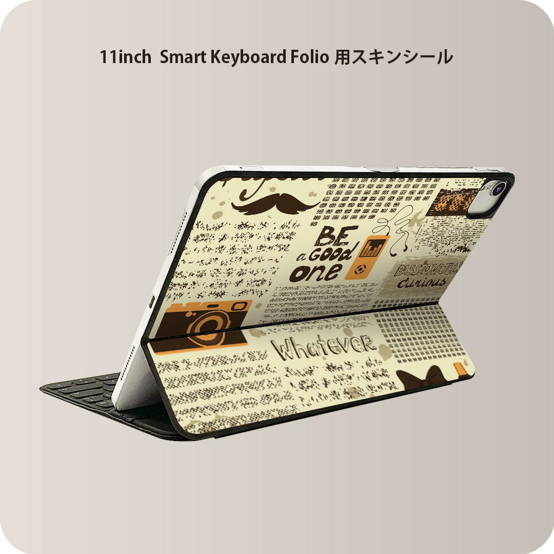 商品特徴・貼るだけでおしゃれに簡単着せ替え、iPad 11inch用 Smart Keyboard Folio 全面デザインスキンシール！・高精細プリントで写真と遜色がない仕上がり！・ちょっとしたすり傷から端末を保護！・「裸で持つ派」の人に...