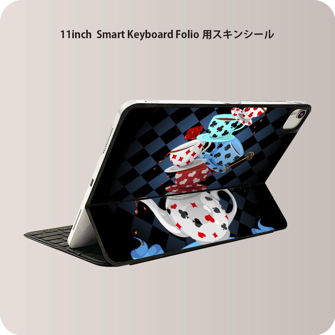 商品特徴・貼るだけでおしゃれに簡単着せ替え、iPad 11inch用 Smart Keyboard Folio 全面デザインスキンシール！・高精細プリントで写真と遜色がない仕上がり！・ちょっとしたすり傷から端末を保護！・「裸で持つ派」の人に...