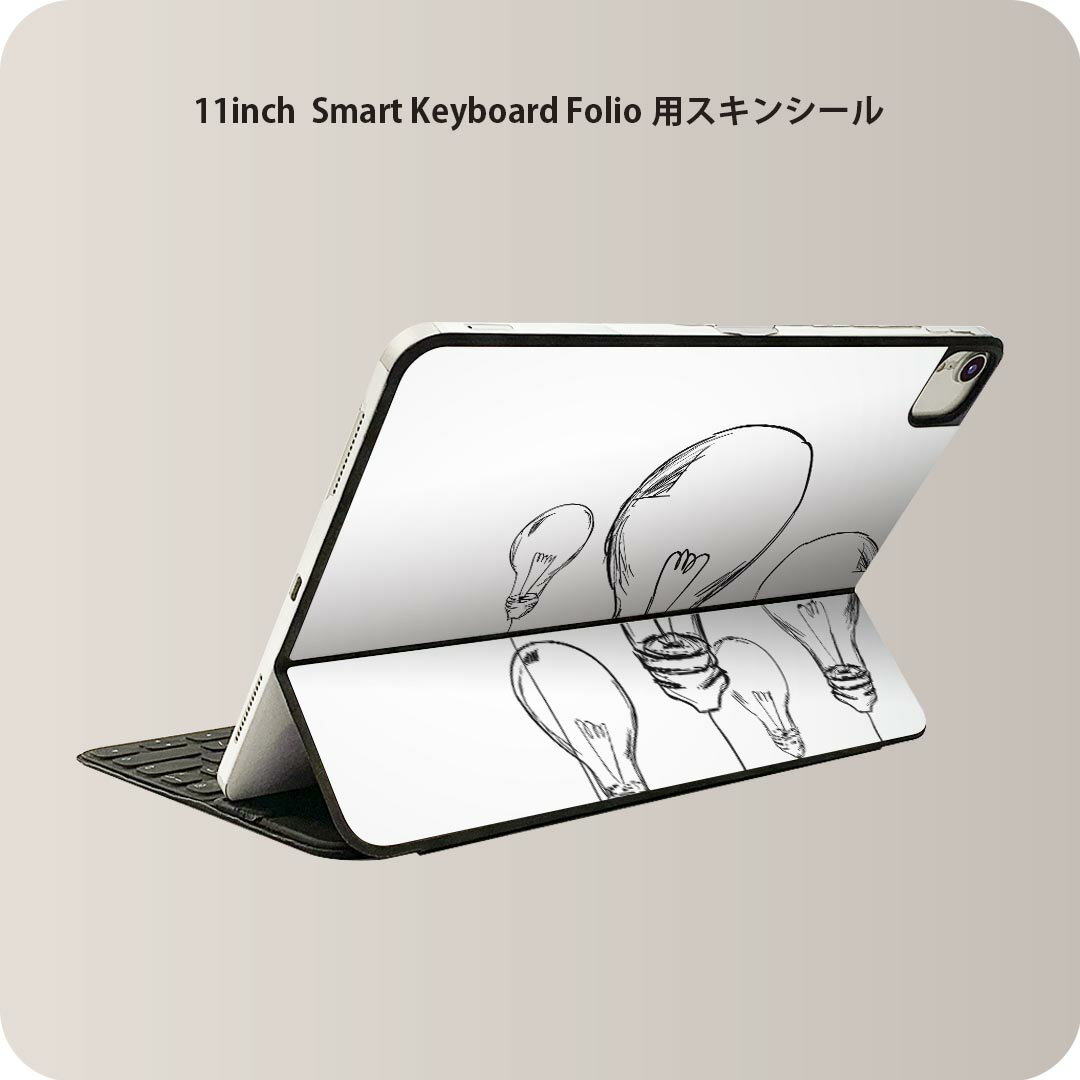 商品特徴・貼るだけでおしゃれに簡単着せ替え、iPad 11inch用 Smart Keyboard Folio 全面デザインスキンシール！・高精細プリントで写真と遜色がない仕上がり！・ちょっとしたすり傷から端末を保護！・「裸で持つ派」の人に...