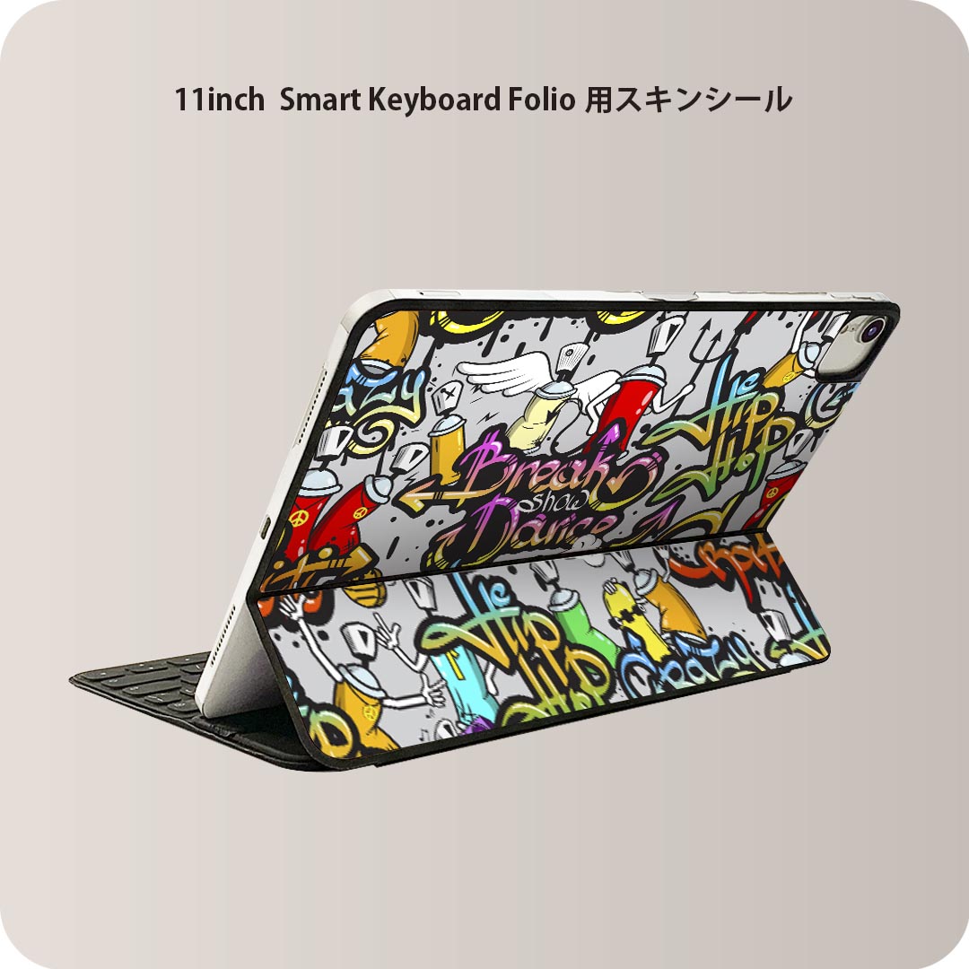 商品特徴・貼るだけでおしゃれに簡単着せ替え、iPad 11inch用 Smart Keyboard Folio 全面デザインスキンシール！・高精細プリントで写真と遜色がない仕上がり！・ちょっとしたすり傷から端末を保護！・「裸で持つ派」の人に...