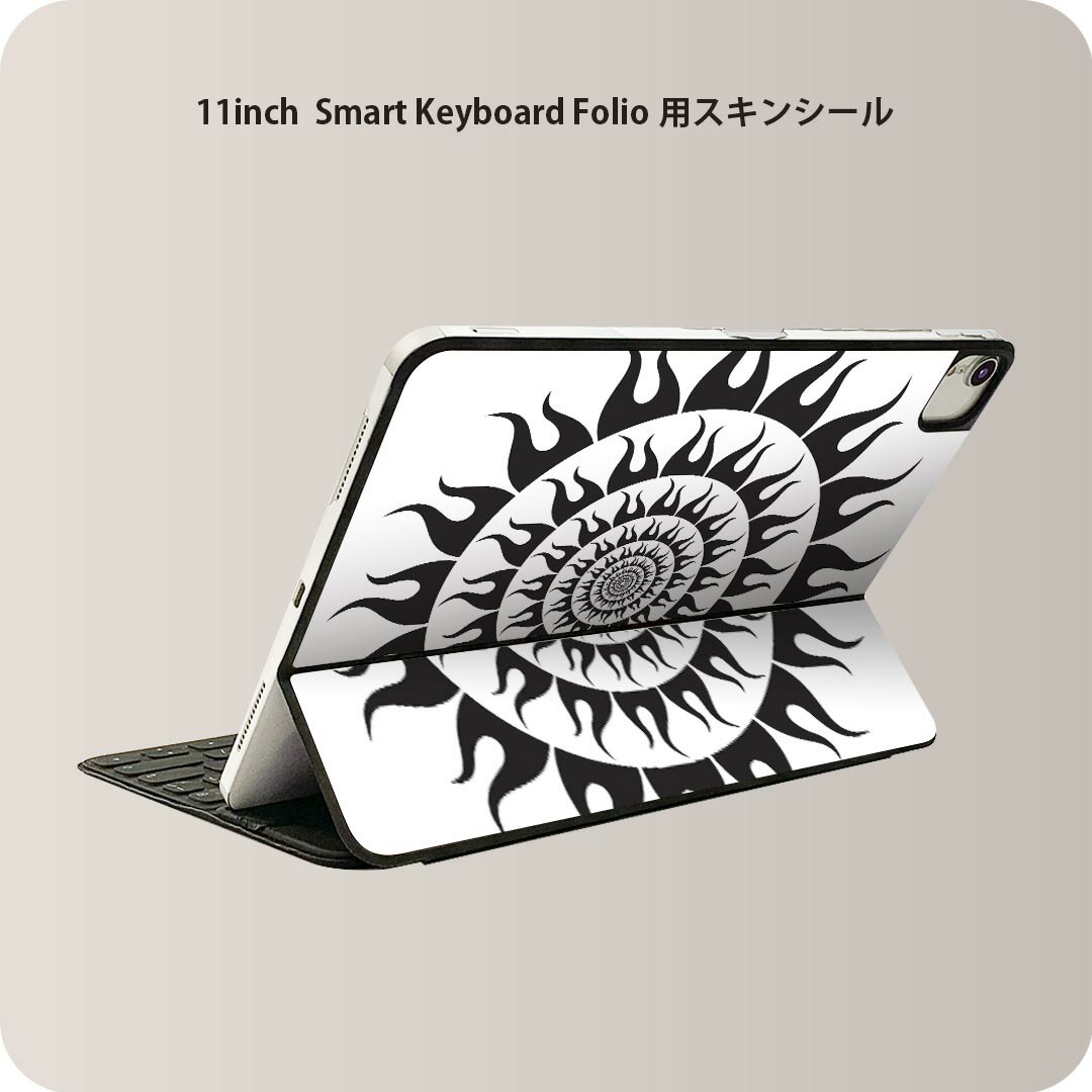 商品特徴・貼るだけでおしゃれに簡単着せ替え、iPad 11inch用 Smart Keyboard Folio 全面デザインスキンシール！・高精細プリントで写真と遜色がない仕上がり！・ちょっとしたすり傷から端末を保護！・「裸で持つ派」の人に...