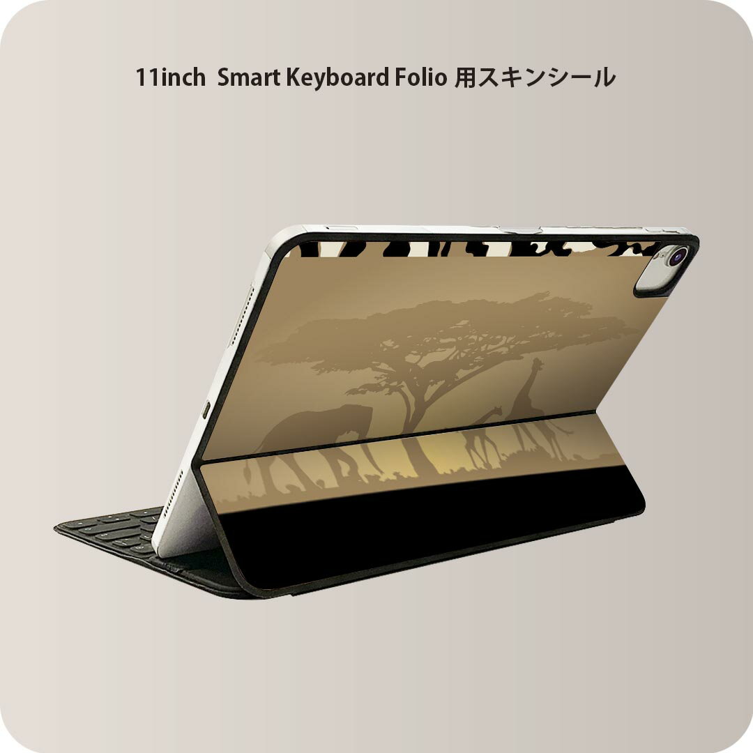商品特徴・貼るだけでおしゃれに簡単着せ替え、iPad 11inch用 Smart Keyboard Folio 全面デザインスキンシール！・高精細プリントで写真と遜色がない仕上がり！・ちょっとしたすり傷から端末を保護！・「裸で持つ派」の人に...