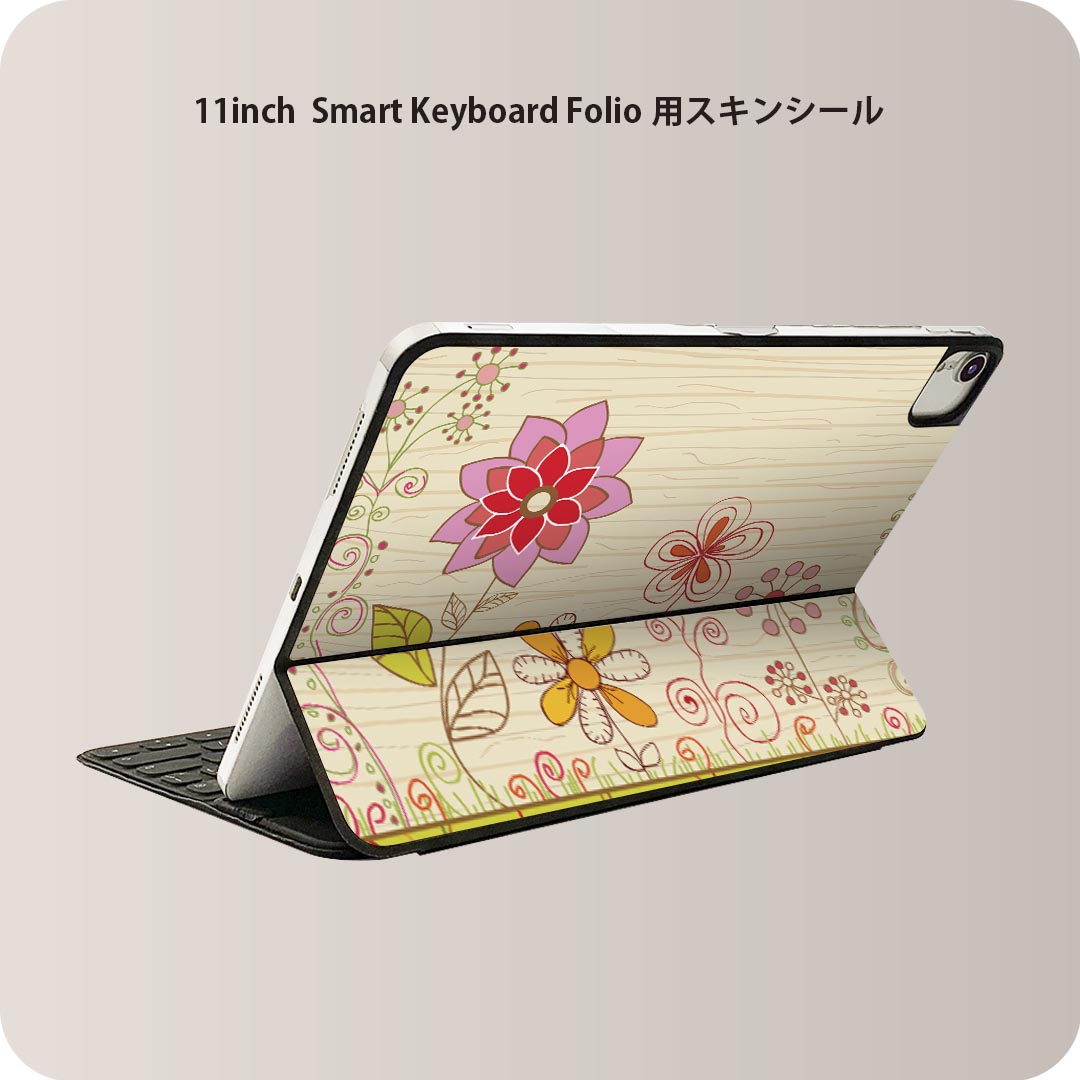商品特徴・貼るだけでおしゃれに簡単着せ替え、iPad 11inch用 Smart Keyboard Folio 全面デザインスキンシール！・高精細プリントで写真と遜色がない仕上がり！・ちょっとしたすり傷から端末を保護！・「裸で持つ派」の人に...