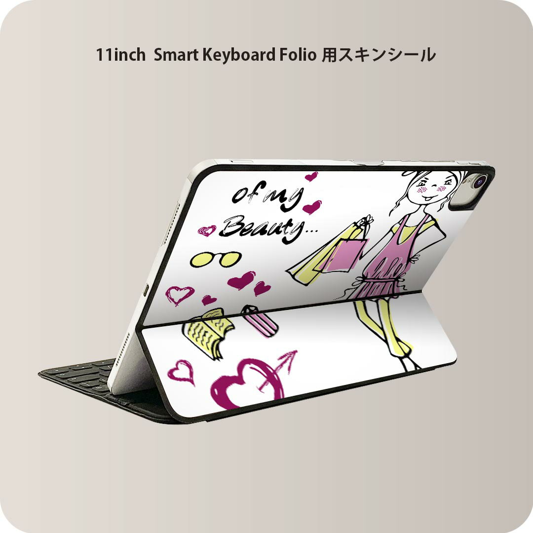 商品特徴・貼るだけでおしゃれに簡単着せ替え、iPad 11inch用 Smart Keyboard Folio 全面デザインスキンシール！・高精細プリントで写真と遜色がない仕上がり！・ちょっとしたすり傷から端末を保護！・「裸で持つ派」の人に...