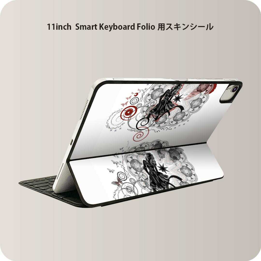 商品特徴・貼るだけでおしゃれに簡単着せ替え、iPad 11inch用 Smart Keyboard Folio 全面デザインスキンシール！・高精細プリントで写真と遜色がない仕上がり！・ちょっとしたすり傷から端末を保護！・「裸で持つ派」の人に...