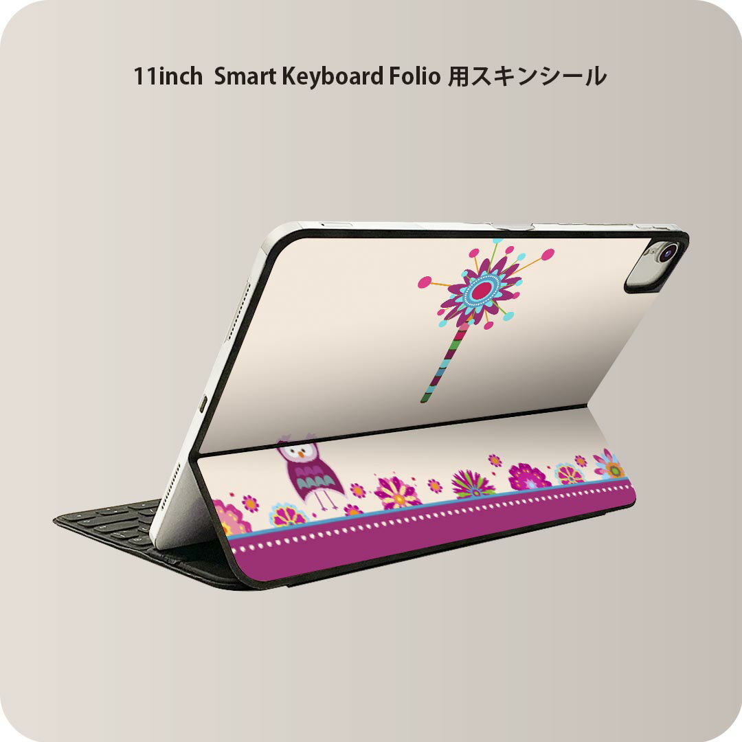 商品特徴・貼るだけでおしゃれに簡単着せ替え、iPad 11inch用 Smart Keyboard Folio 全面デザインスキンシール！・高精細プリントで写真と遜色がない仕上がり！・ちょっとしたすり傷から端末を保護！・「裸で持つ派」の人に...