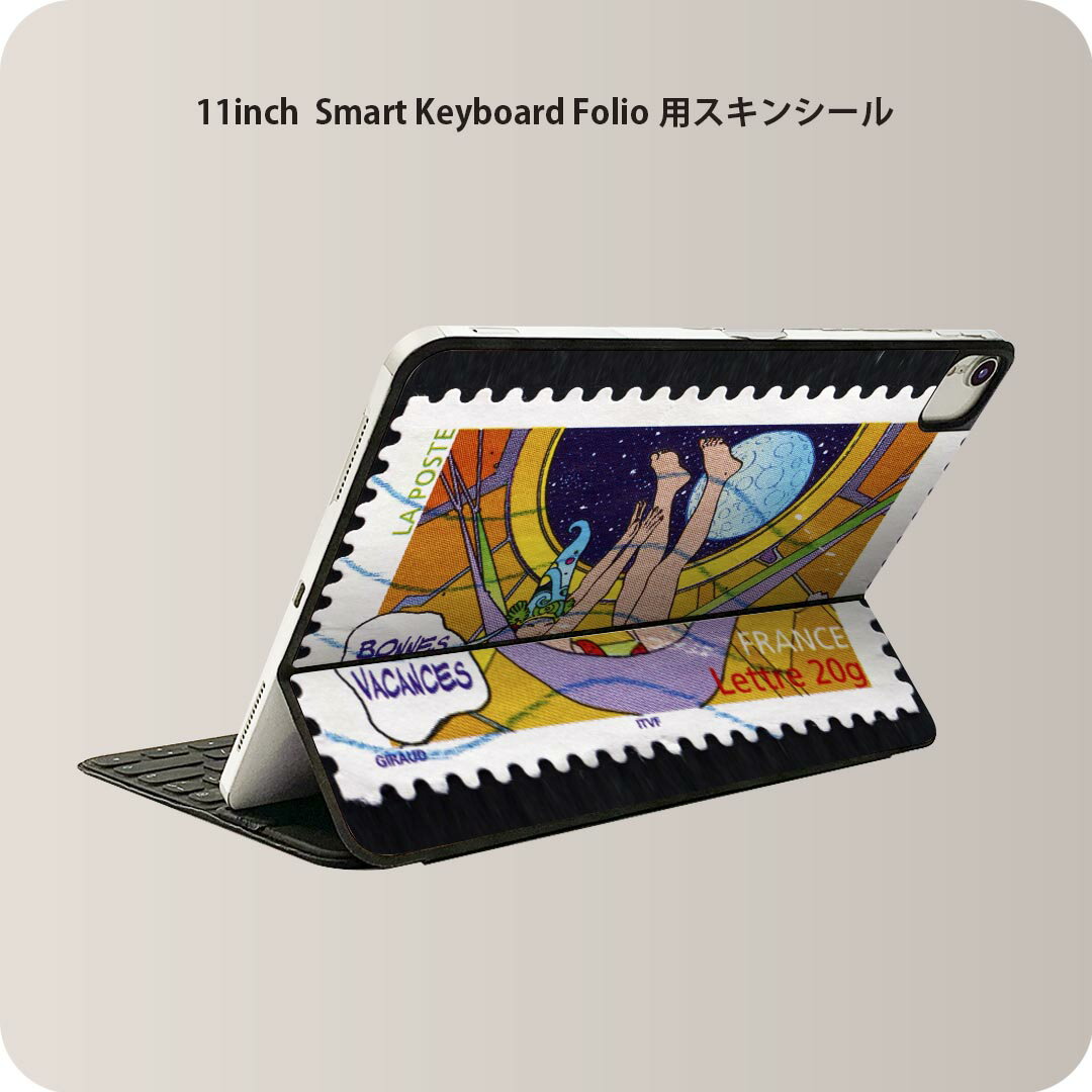 商品特徴・貼るだけでおしゃれに簡単着せ替え、iPad 11inch用 Smart Keyboard Folio 全面デザインスキンシール！・高精細プリントで写真と遜色がない仕上がり！・ちょっとしたすり傷から端末を保護！・「裸で持つ派」の人に...