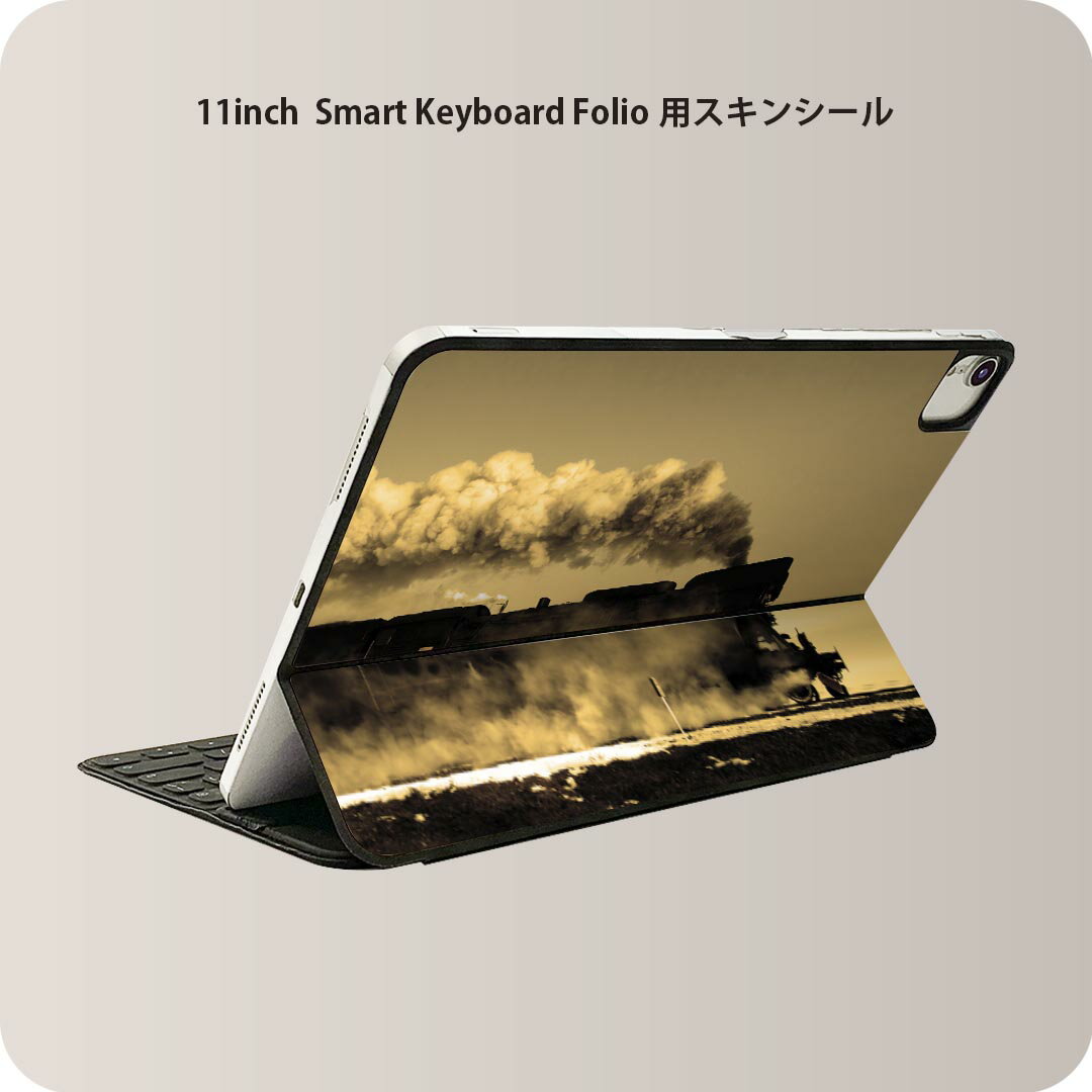 商品特徴・貼るだけでおしゃれに簡単着せ替え、iPad 11inch用 Smart Keyboard Folio 全面デザインスキンシール！・高精細プリントで写真と遜色がない仕上がり！・ちょっとしたすり傷から端末を保護！・「裸で持つ派」の人に...