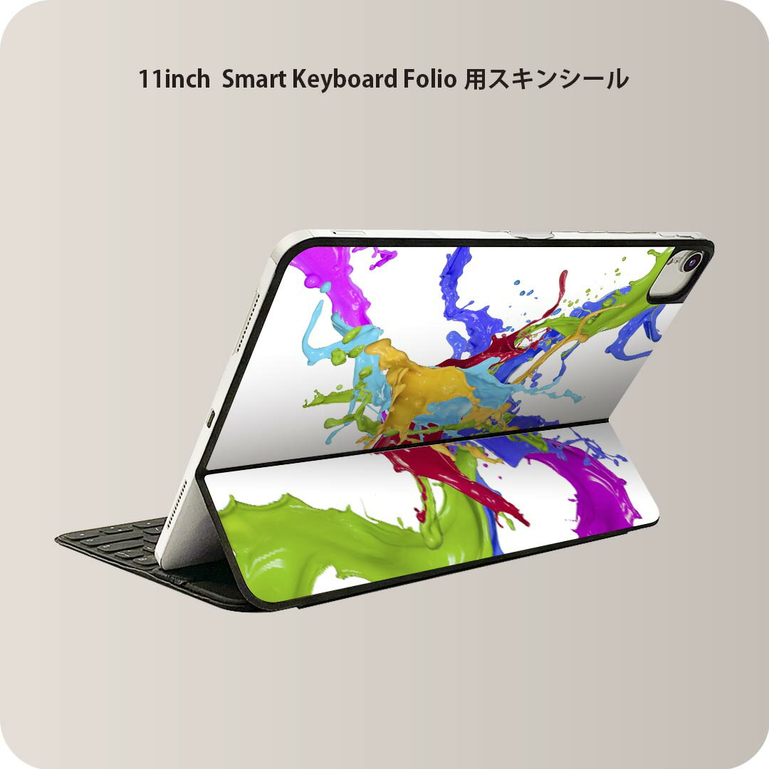 商品特徴・貼るだけでおしゃれに簡単着せ替え、iPad 11inch用 Smart Keyboard Folio 全面デザインスキンシール！・高精細プリントで写真と遜色がない仕上がり！・ちょっとしたすり傷から端末を保護！・「裸で持つ派」の人に...