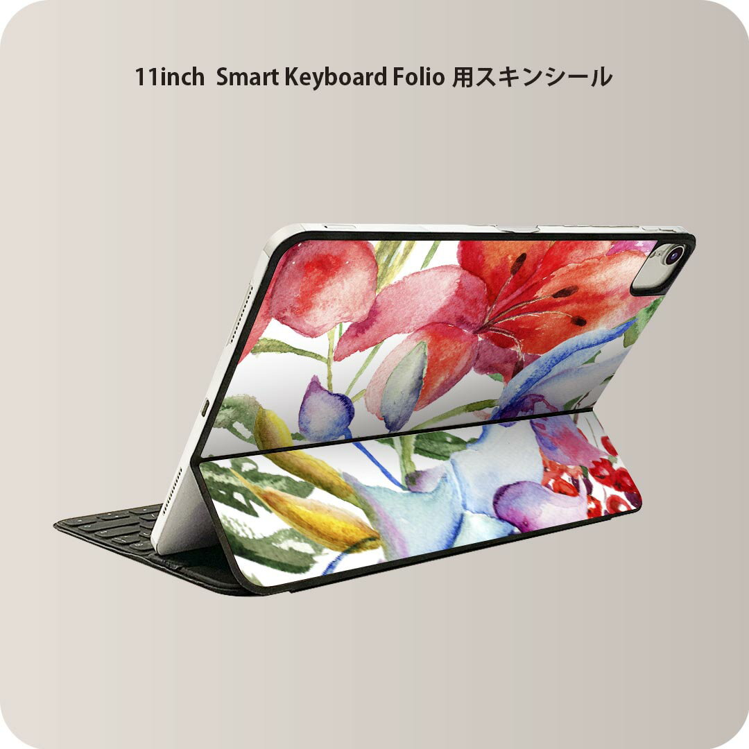 商品特徴・貼るだけでおしゃれに簡単着せ替え、iPad 11inch用 Smart Keyboard Folio 全面デザインスキンシール！・高精細プリントで写真と遜色がない仕上がり！・ちょっとしたすり傷から端末を保護！・「裸で持つ派」の人に...