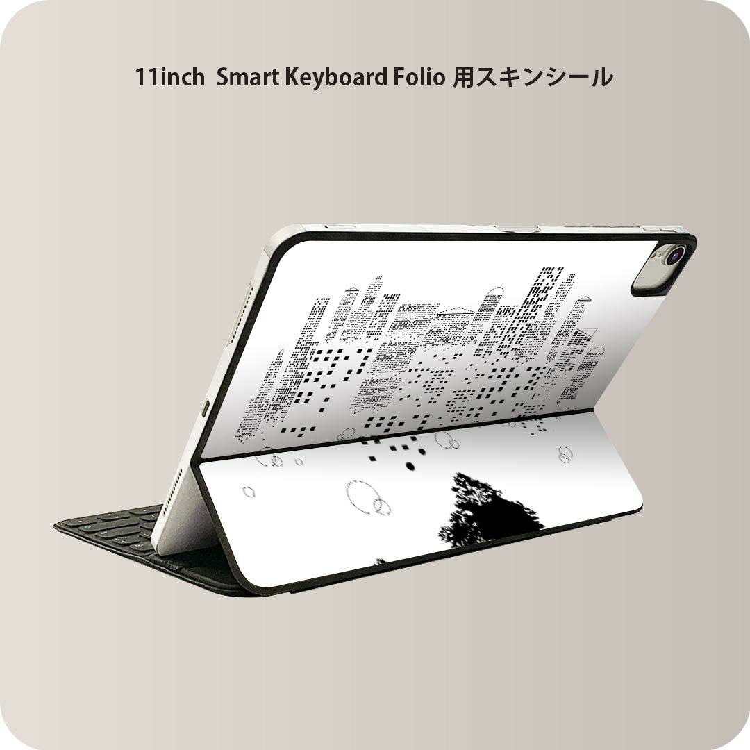 商品特徴・貼るだけでおしゃれに簡単着せ替え、iPad 11inch用 Smart Keyboard Folio 全面デザインスキンシール！・高精細プリントで写真と遜色がない仕上がり！・ちょっとしたすり傷から端末を保護！・「裸で持つ派」の人に...