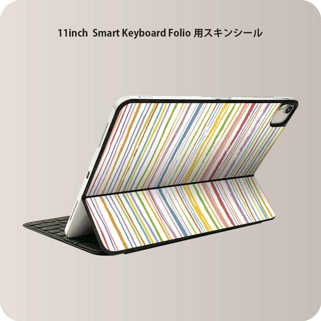 商品特徴・貼るだけでおしゃれに簡単着せ替え、iPad 11inch用 Smart Keyboard Folio 全面デザインスキンシール！・高精細プリントで写真と遜色がない仕上がり！・ちょっとしたすり傷から端末を保護！・「裸で持つ派」の人に...