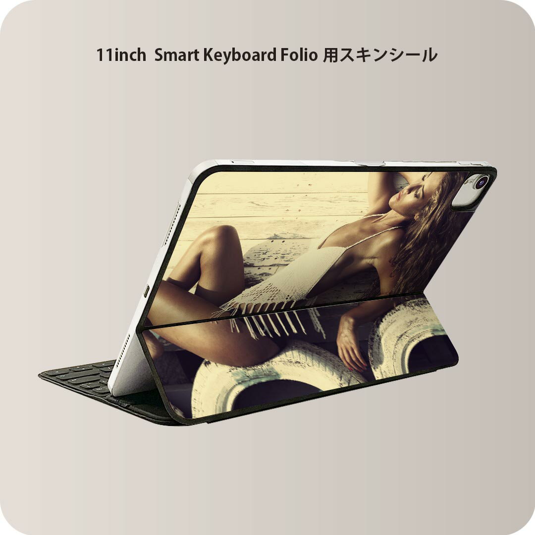 商品特徴・貼るだけでおしゃれに簡単着せ替え、iPad 11inch用 Smart Keyboard Folio 全面デザインスキンシール！・高精細プリントで写真と遜色がない仕上がり！・ちょっとしたすり傷から端末を保護！・「裸で持つ派」の人に...