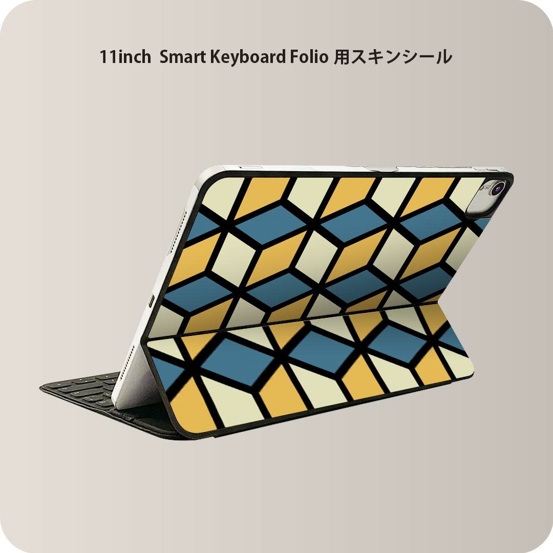 商品特徴・貼るだけでおしゃれに簡単着せ替え、iPad 11inch用 Smart Keyboard Folio 全面デザインスキンシール！・高精細プリントで写真と遜色がない仕上がり！・ちょっとしたすり傷から端末を保護！・「裸で持つ派」の人に...