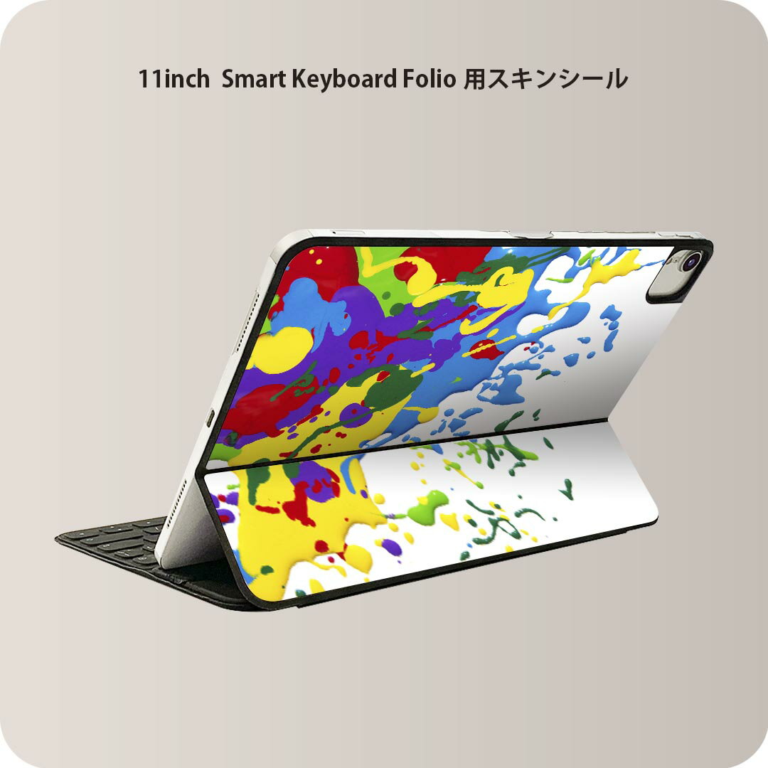 商品特徴・貼るだけでおしゃれに簡単着せ替え、iPad 11inch用 Smart Keyboard Folio 全面デザインスキンシール！・高精細プリントで写真と遜色がない仕上がり！・ちょっとしたすり傷から端末を保護！・「裸で持つ派」の人に...