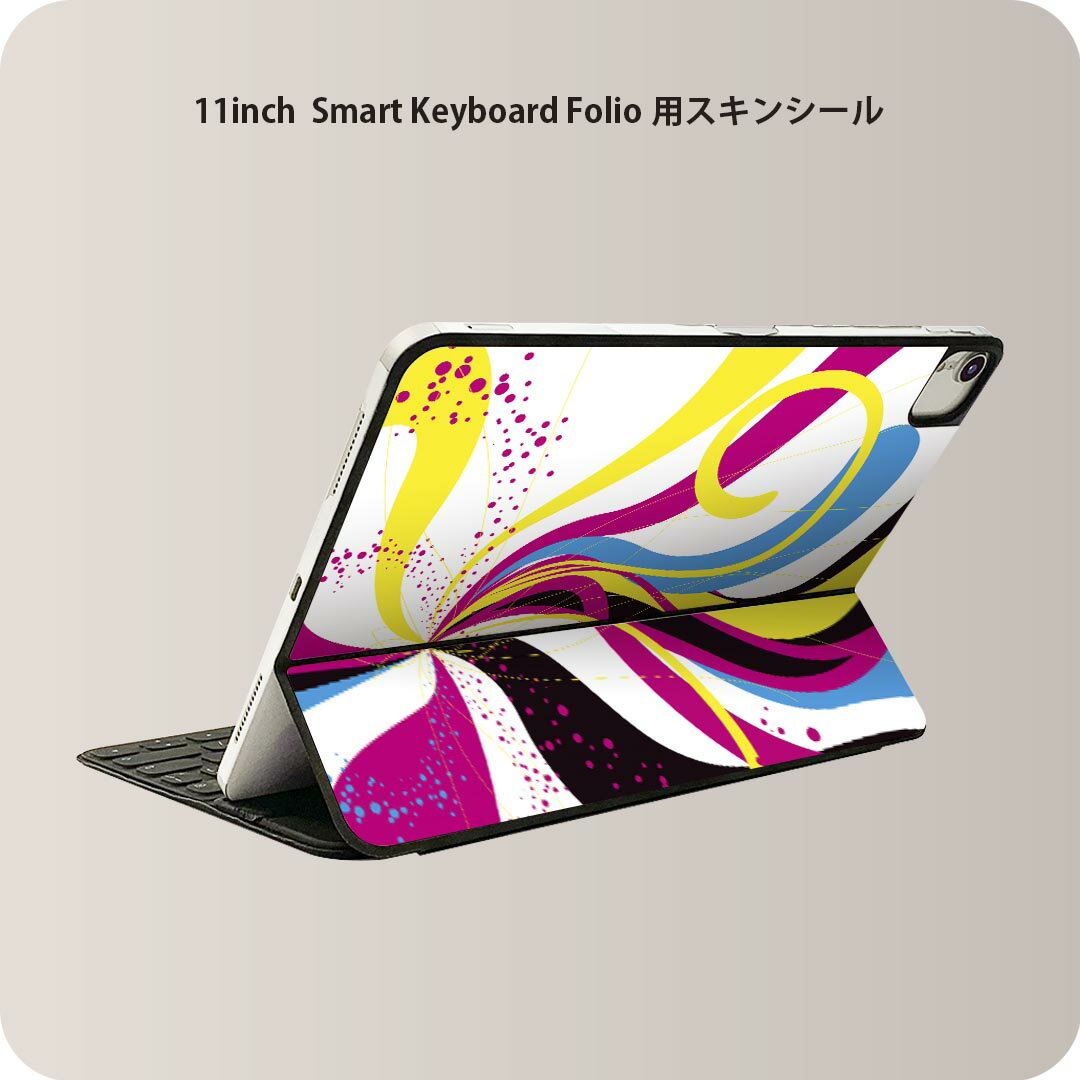 商品特徴・貼るだけでおしゃれに簡単着せ替え、iPad 11inch用 Smart Keyboard Folio 全面デザインスキンシール！・高精細プリントで写真と遜色がない仕上がり！・ちょっとしたすり傷から端末を保護！・「裸で持つ派」の人に...