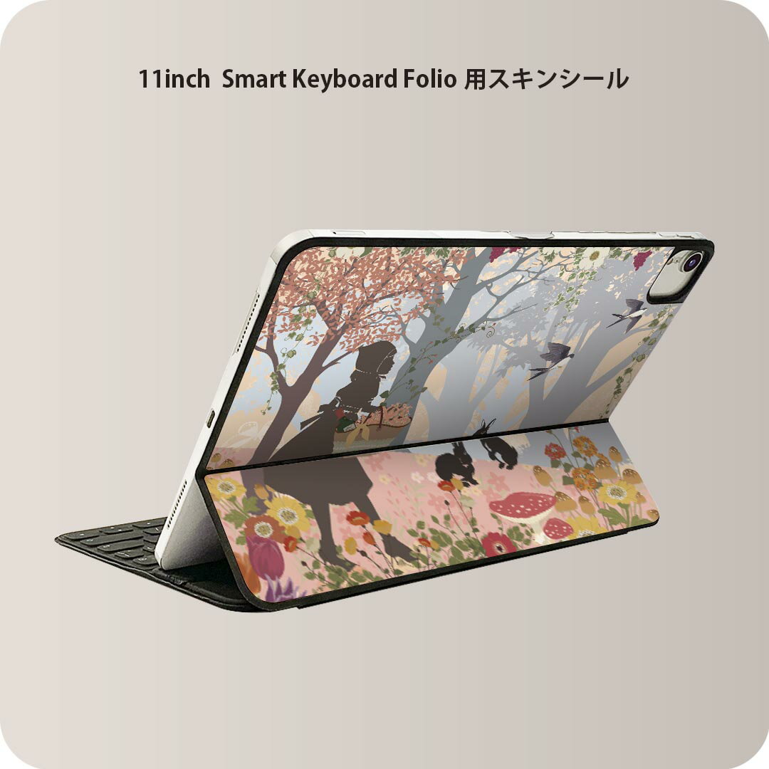 商品特徴・貼るだけでおしゃれに簡単着せ替え、iPad 11inch用 Smart Keyboard Folio 全面デザインスキンシール！・高精細プリントで写真と遜色がない仕上がり！・ちょっとしたすり傷から端末を保護！・「裸で持つ派」の人に...