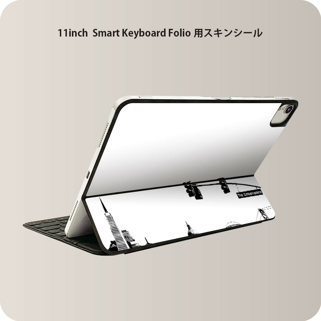 商品特徴・貼るだけでおしゃれに簡単着せ替え、iPad 11inch用 Smart Keyboard Folio 全面デザインスキンシール！・高精細プリントで写真と遜色がない仕上がり！・ちょっとしたすり傷から端末を保護！・「裸で持つ派」の人に...