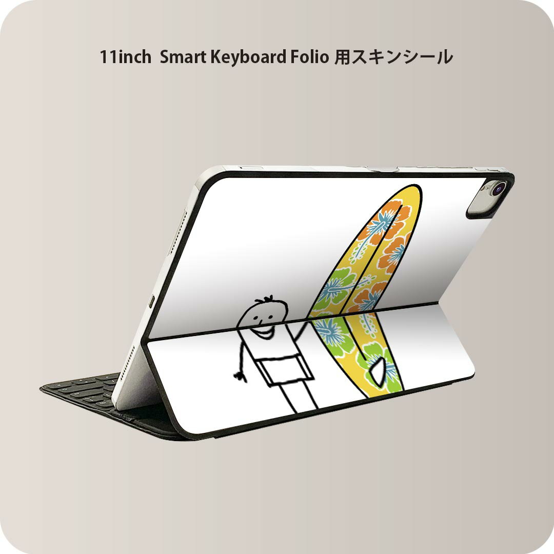 商品特徴・貼るだけでおしゃれに簡単着せ替え、iPad 11inch用 Smart Keyboard Folio 全面デザインスキンシール！・高精細プリントで写真と遜色がない仕上がり！・ちょっとしたすり傷から端末を保護！・「裸で持つ派」の人に...