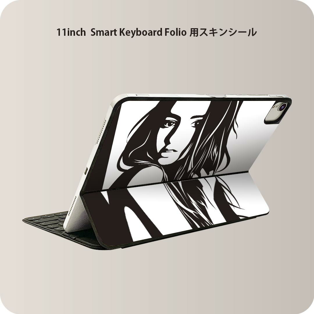 商品特徴・貼るだけでおしゃれに簡単着せ替え、iPad 11inch用 Smart Keyboard Folio 全面デザインスキンシール！・高精細プリントで写真と遜色がない仕上がり！・ちょっとしたすり傷から端末を保護！・「裸で持つ派」の人に...