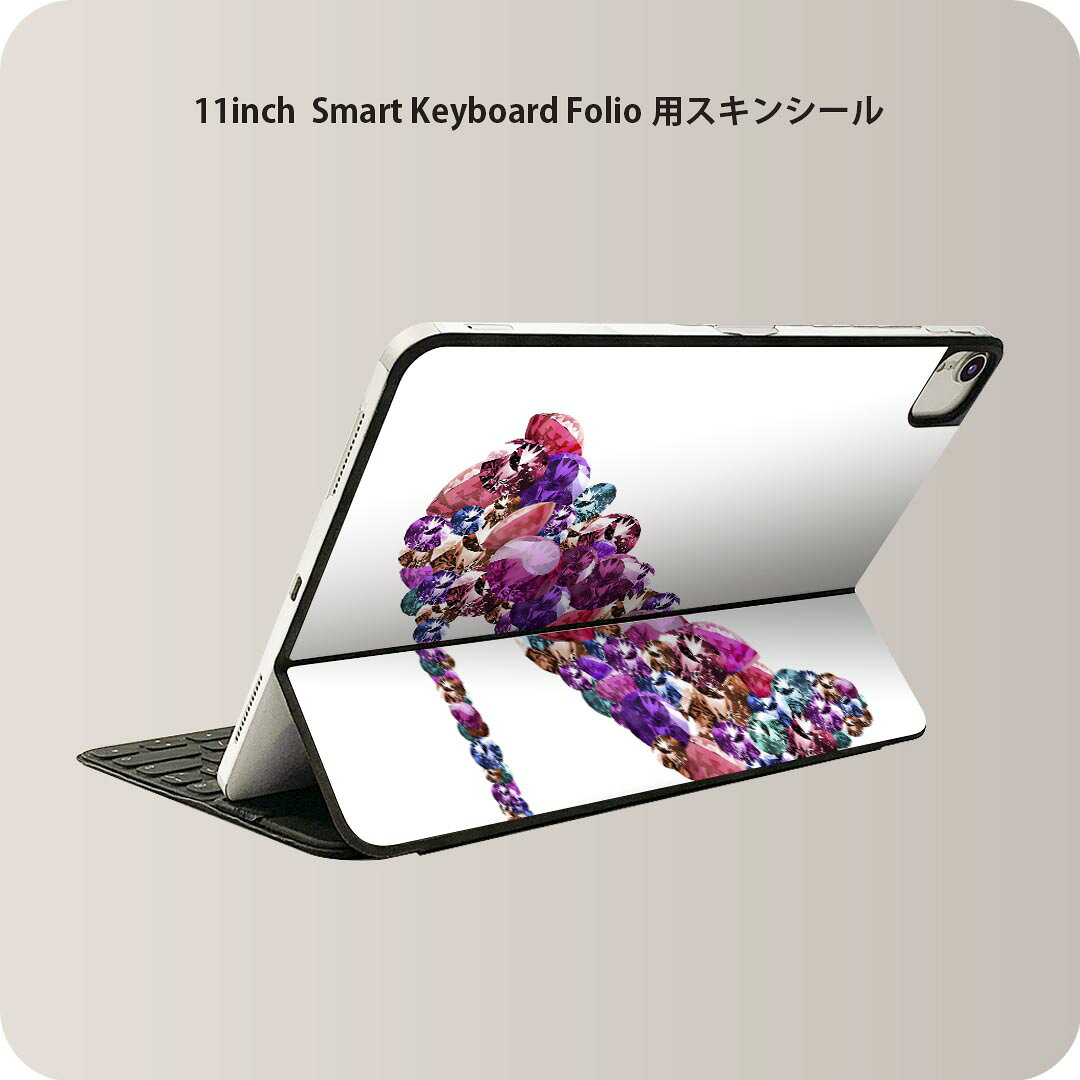 商品特徴・貼るだけでおしゃれに簡単着せ替え、iPad 11inch用 Smart Keyboard Folio 全面デザインスキンシール！・高精細プリントで写真と遜色がない仕上がり！・ちょっとしたすり傷から端末を保護！・「裸で持つ派」の人に...