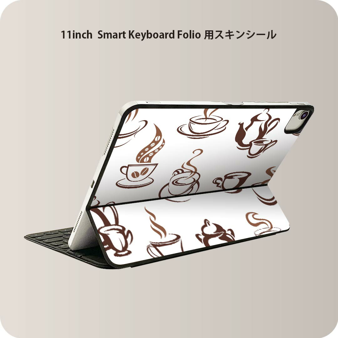 商品特徴・貼るだけでおしゃれに簡単着せ替え、iPad 11inch用 Smart Keyboard Folio 全面デザインスキンシール！・高精細プリントで写真と遜色がない仕上がり！・ちょっとしたすり傷から端末を保護！・「裸で持つ派」の人に...
