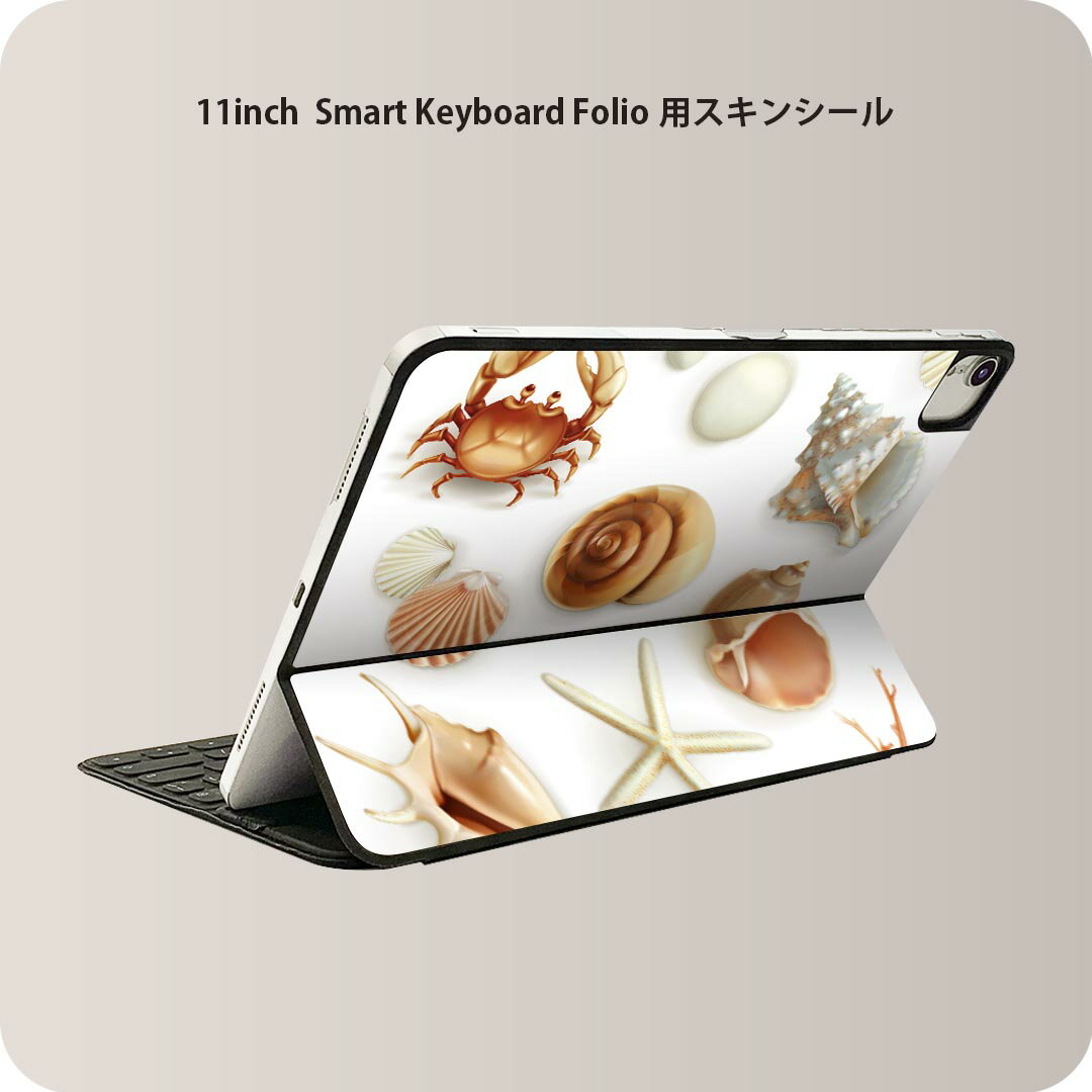 商品特徴・貼るだけでおしゃれに簡単着せ替え、iPad 11inch用 Smart Keyboard Folio 全面デザインスキンシール！・高精細プリントで写真と遜色がない仕上がり！・ちょっとしたすり傷から端末を保護！・「裸で持つ派」の人に...