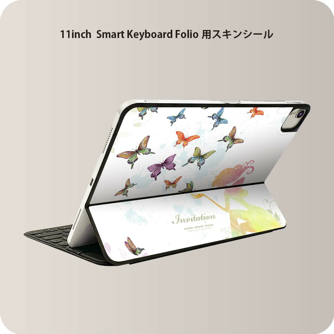商品特徴・貼るだけでおしゃれに簡単着せ替え、iPad 11inch用 Smart Keyboard Folio 全面デザインスキンシール！・高精細プリントで写真と遜色がない仕上がり！・ちょっとしたすり傷から端末を保護！・「裸で持つ派」の人に...