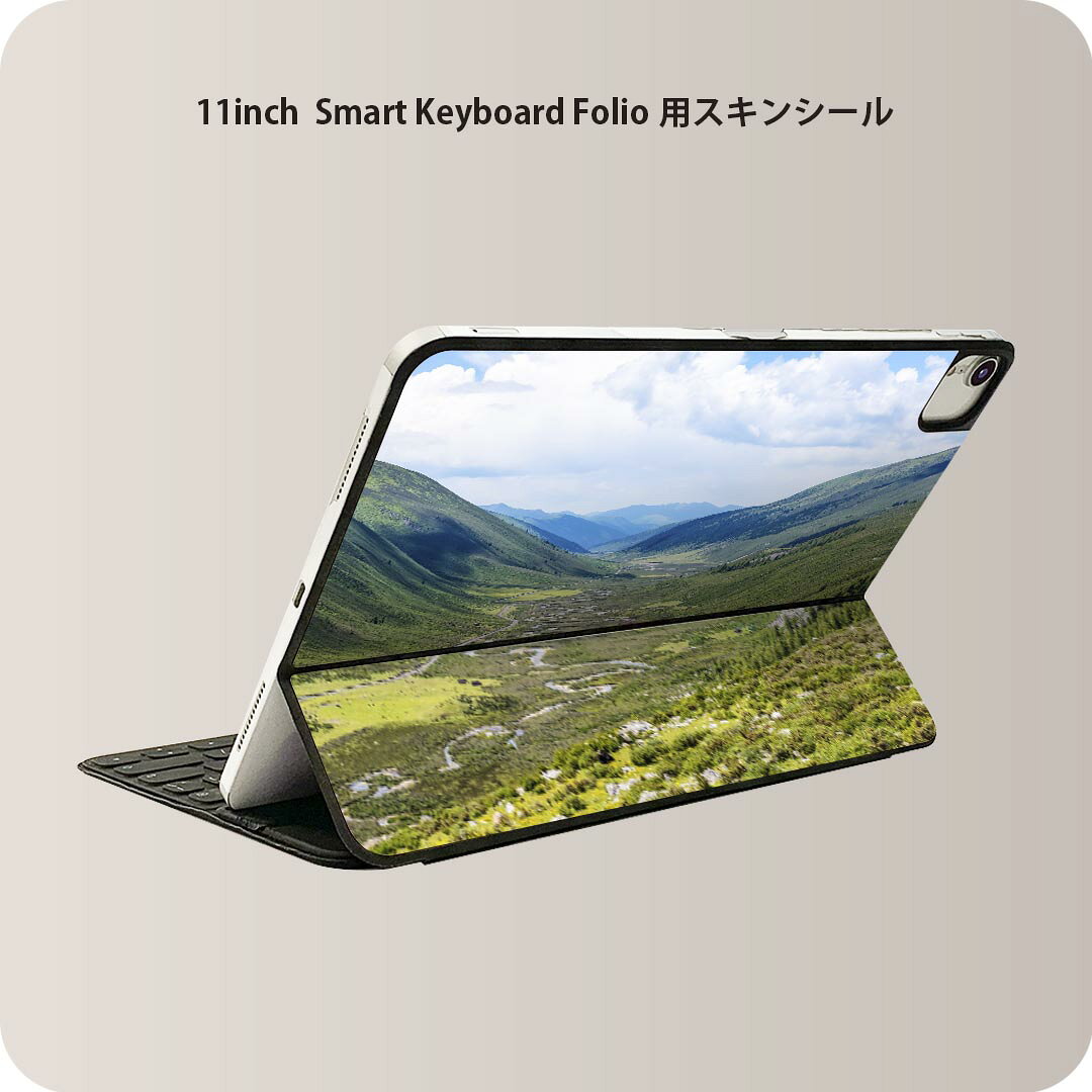 商品特徴・貼るだけでおしゃれに簡単着せ替え、iPad 11inch用 Smart Keyboard Folio 全面デザインスキンシール！・高精細プリントで写真と遜色がない仕上がり！・ちょっとしたすり傷から端末を保護！・「裸で持つ派」の人に...