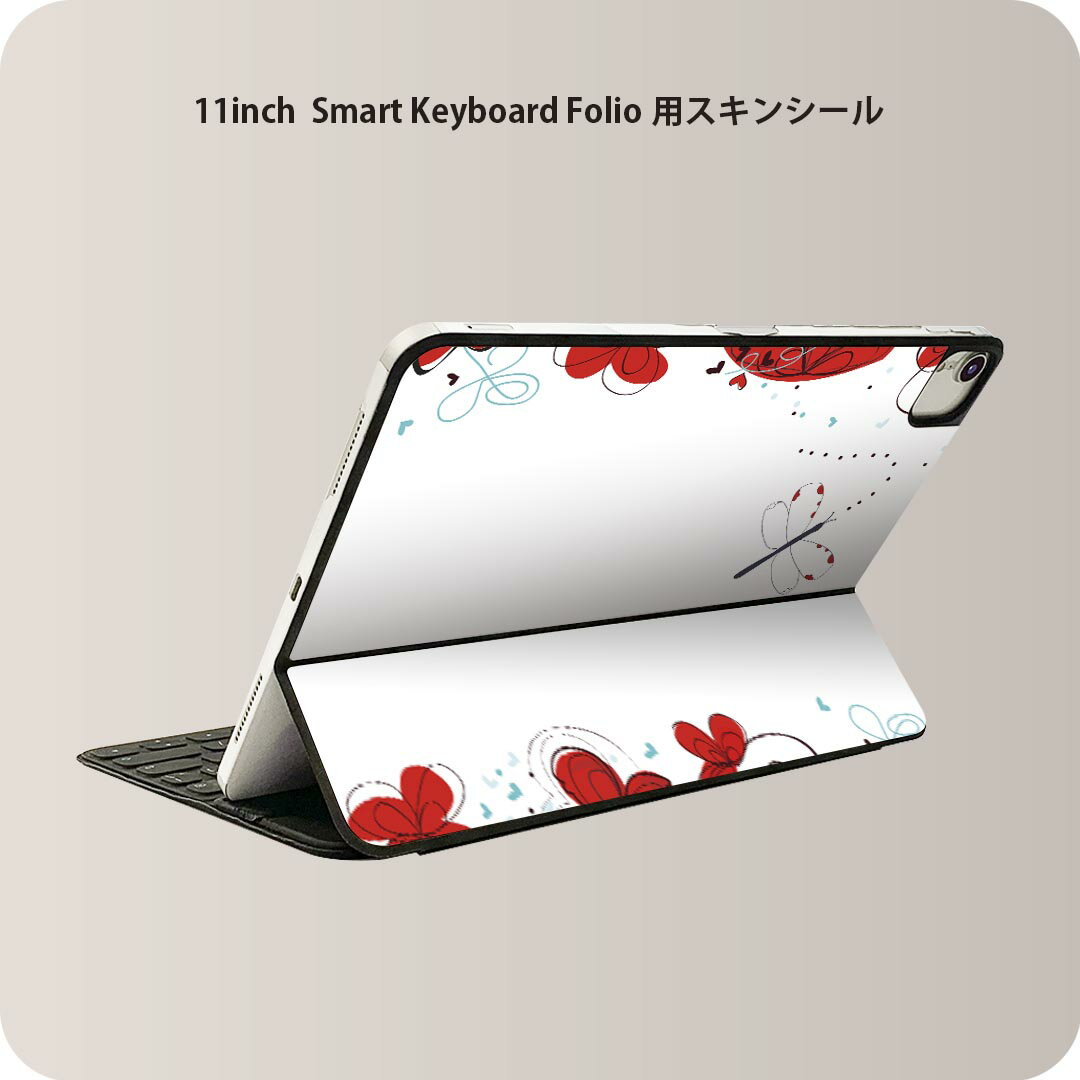 商品特徴・貼るだけでおしゃれに簡単着せ替え、iPad 11inch用 Smart Keyboard Folio 全面デザインスキンシール！・高精細プリントで写真と遜色がない仕上がり！・ちょっとしたすり傷から端末を保護！・「裸で持つ派」の人に...