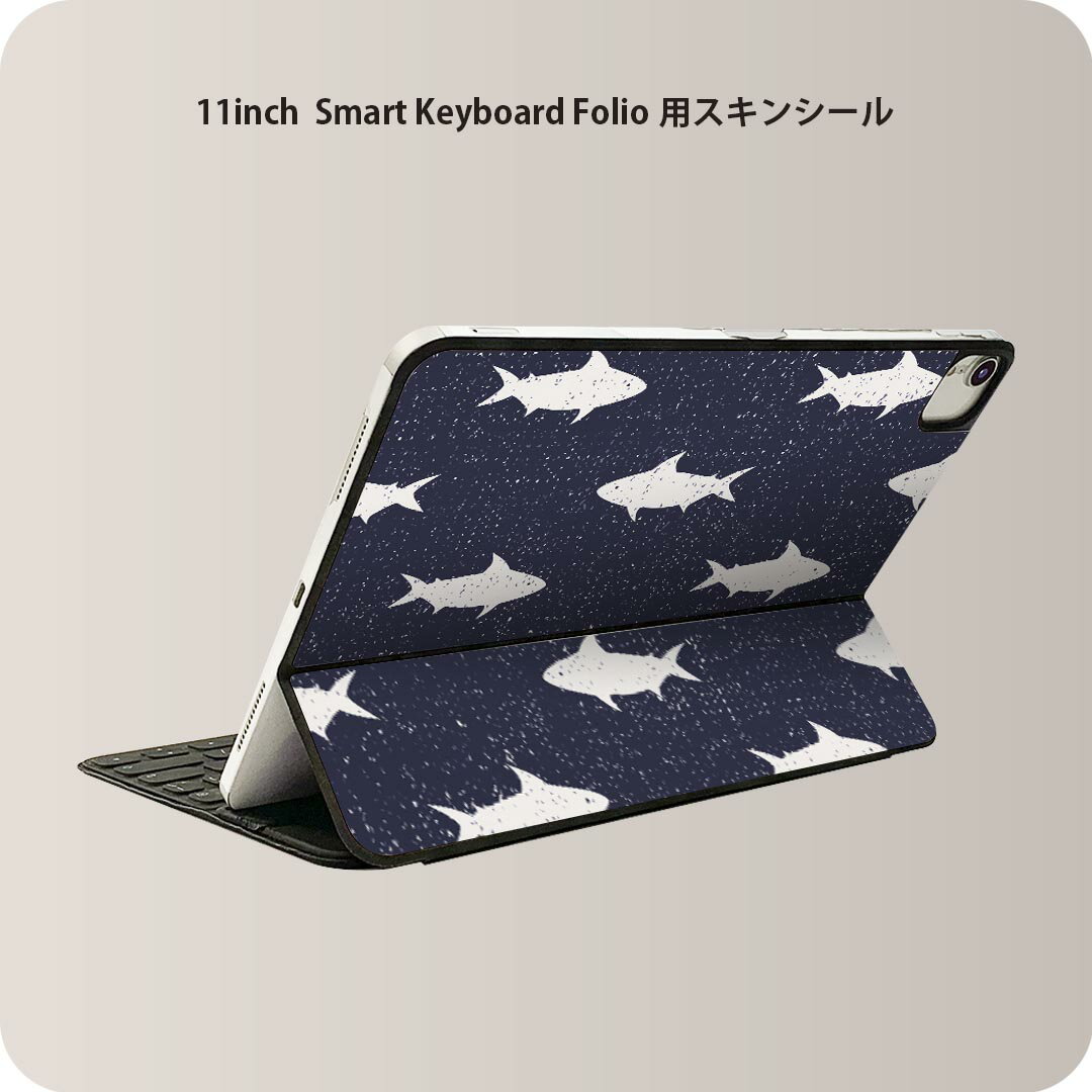商品特徴・貼るだけでおしゃれに簡単着せ替え、iPad 11inch用 Smart Keyboard Folio 全面デザインスキンシール！・高精細プリントで写真と遜色がない仕上がり！・ちょっとしたすり傷から端末を保護！・「裸で持つ派」の人に...
