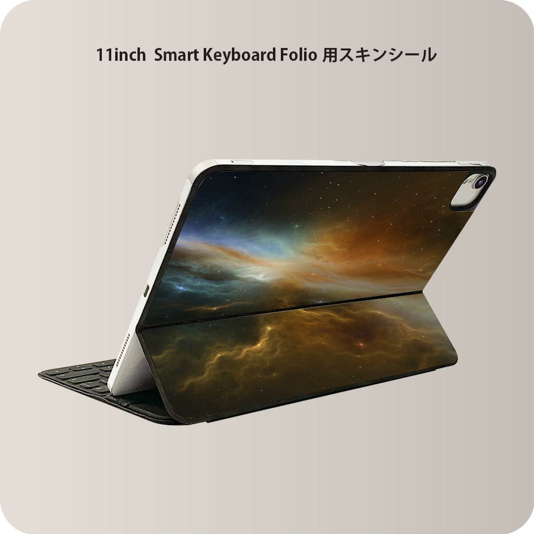 商品特徴・貼るだけでおしゃれに簡単着せ替え、iPad 11inch用 Smart Keyboard Folio 全面デザインスキンシール！・高精細プリントで写真と遜色がない仕上がり！・ちょっとしたすり傷から端末を保護！・「裸で持つ派」の人に...