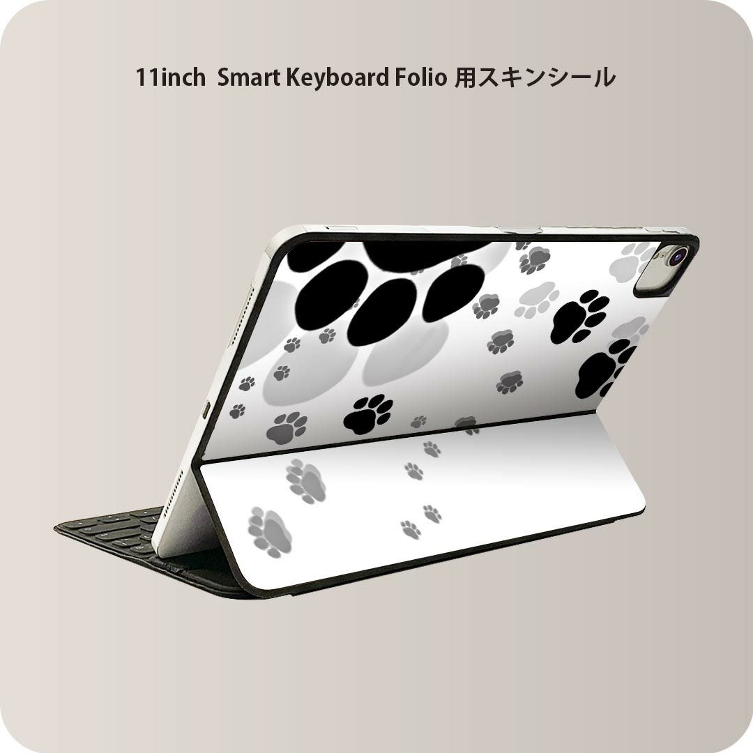 商品特徴・貼るだけでおしゃれに簡単着せ替え、iPad 11inch用 Smart Keyboard Folio 全面デザインスキンシール！・高精細プリントで写真と遜色がない仕上がり！・ちょっとしたすり傷から端末を保護！・「裸で持つ派」の人に...