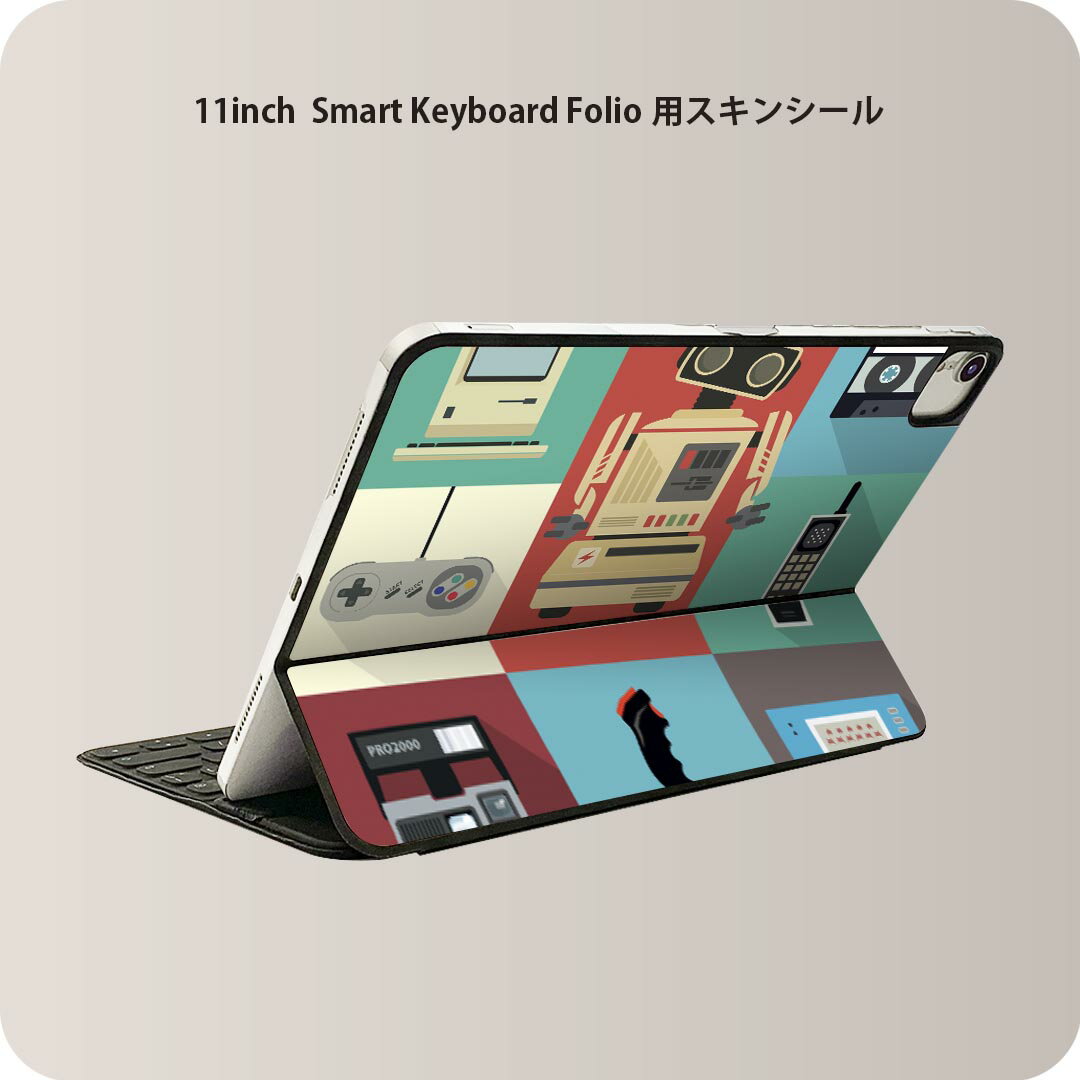 商品特徴・貼るだけでおしゃれに簡単着せ替え、iPad 11inch用 Smart Keyboard Folio 全面デザインスキンシール！・高精細プリントで写真と遜色がない仕上がり！・ちょっとしたすり傷から端末を保護！・「裸で持つ派」の人に...